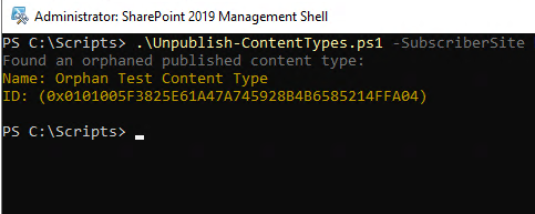 How to Unpublish Orphaned Content Types in SharePoint, Script Provided
